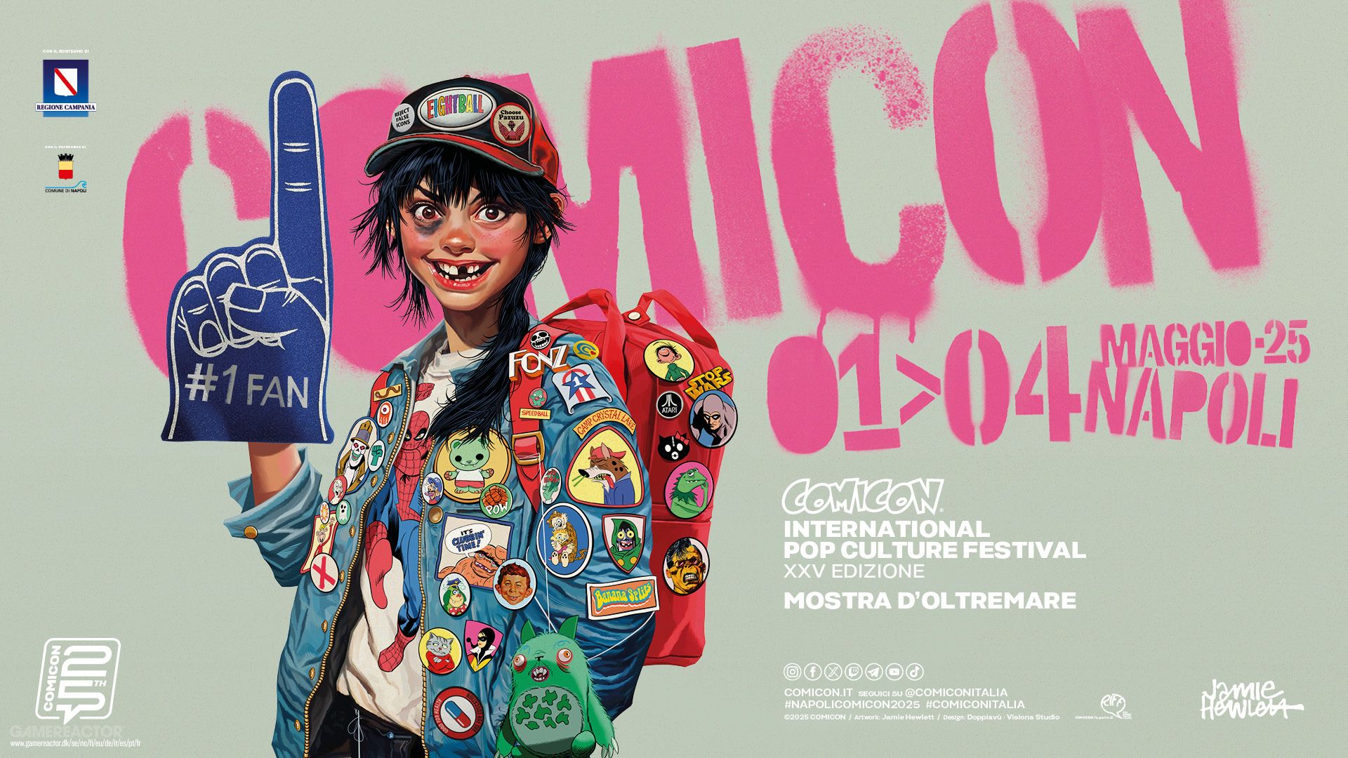 COMICON Naples 2025 celebrates its 25th anniversary with illustrious ...
