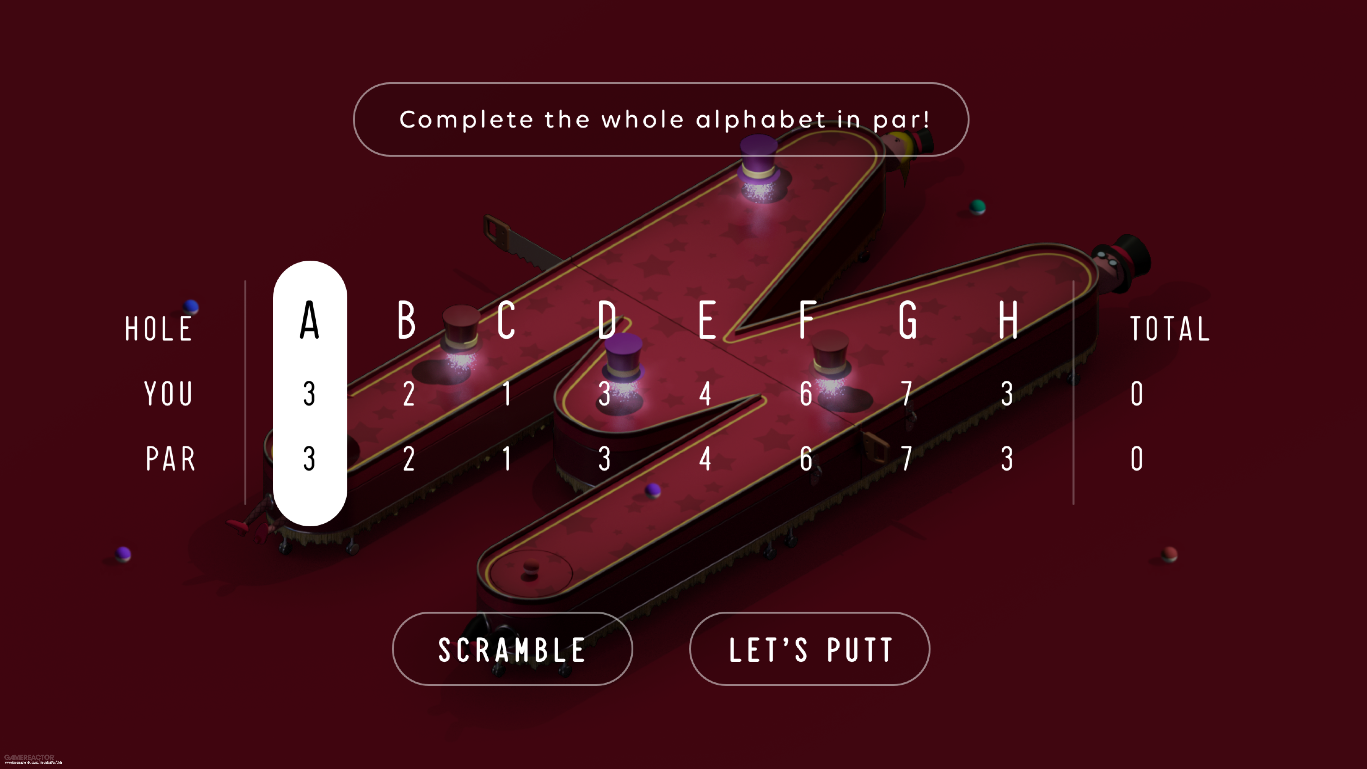 Alphaputt Review - Gamereactor