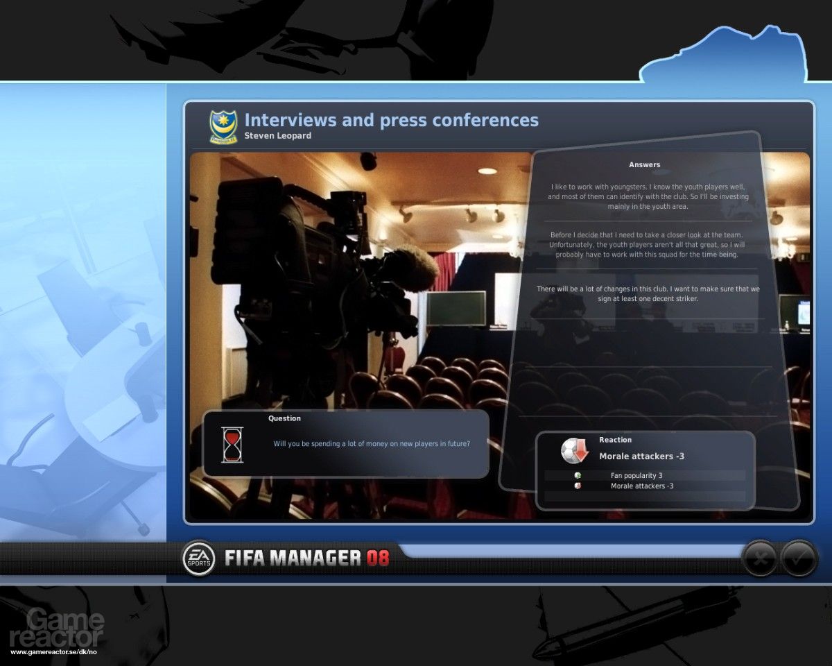 FIFA Manager 08 - Gamereactor UK