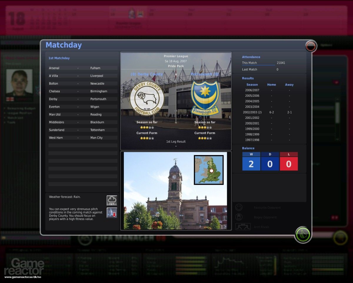 FIFA Manager 08 - Gamereactor UK