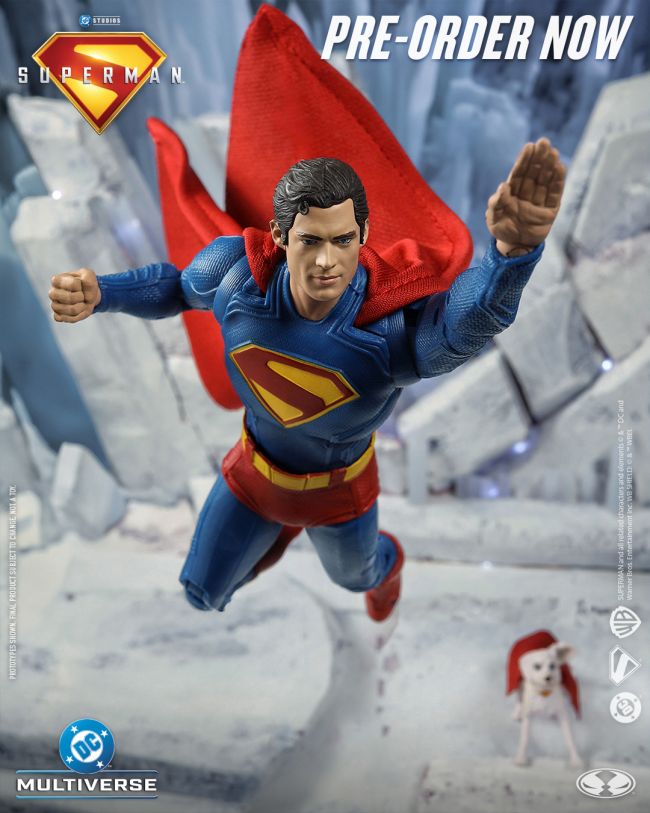 McFarlane Toys presents an official Superman action figure