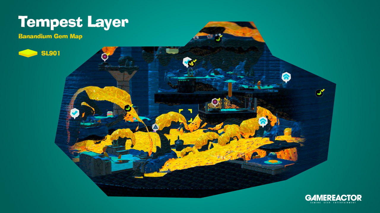 Donkey Kong Bananza: All the bananas in Tempest Layer