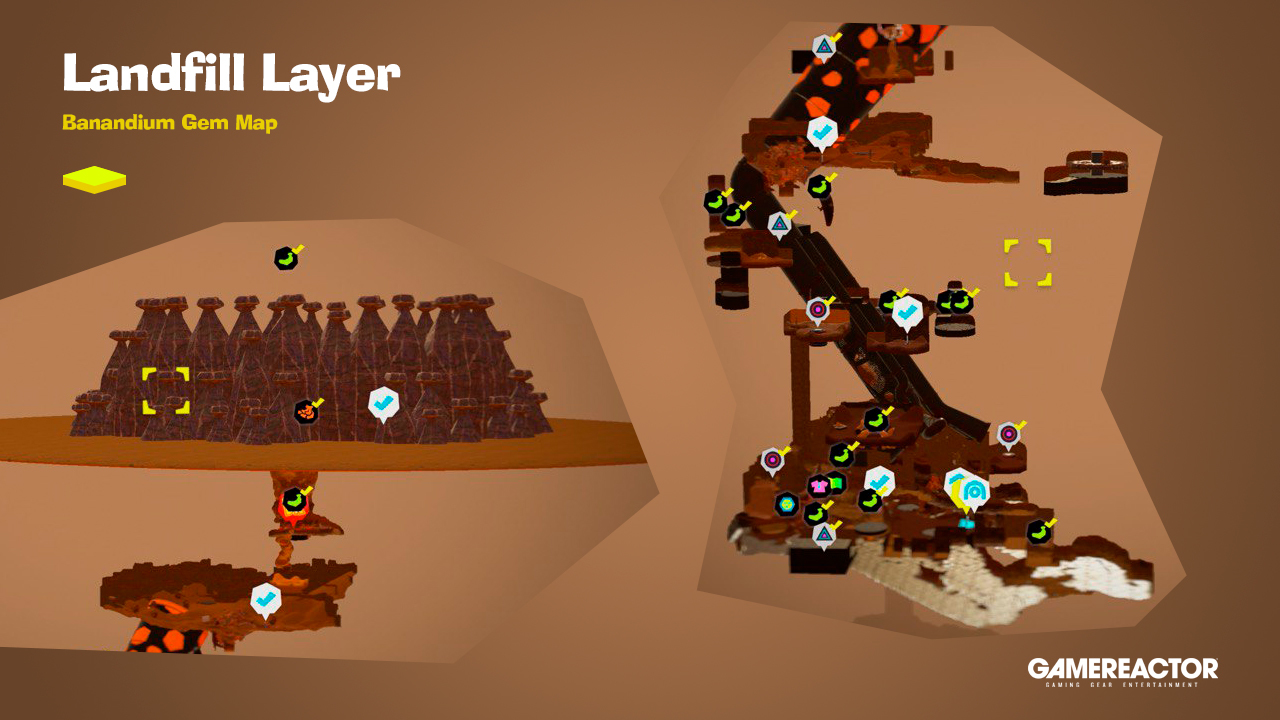 Donkey Kong Bananza: All the bananas in Landfill Layer