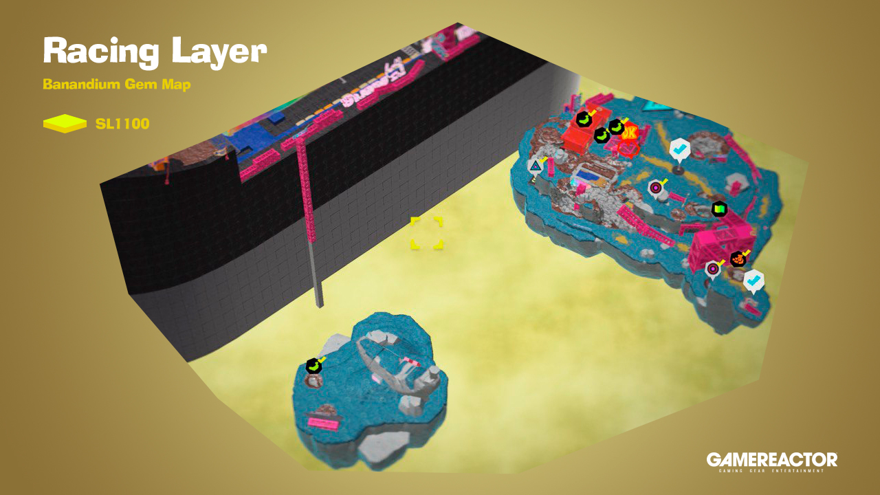 Donkey Kong Bananza: All the bananas in Racing Layer