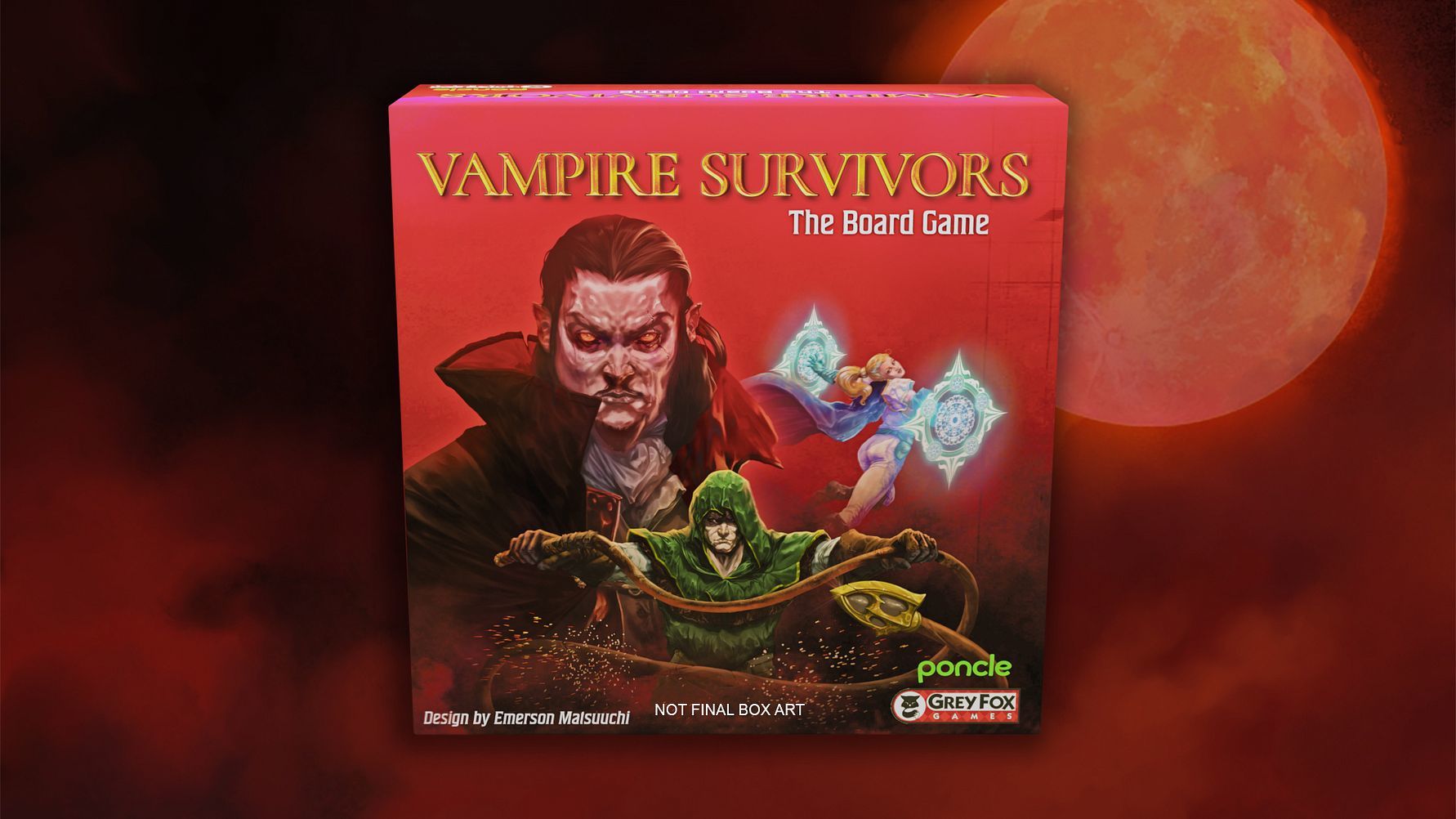 A Vampire Survivors board game has been announced