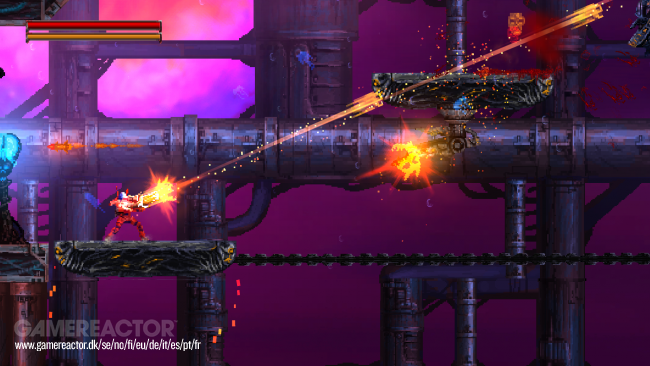 Heavy metal side-scrolling action in Valfaris