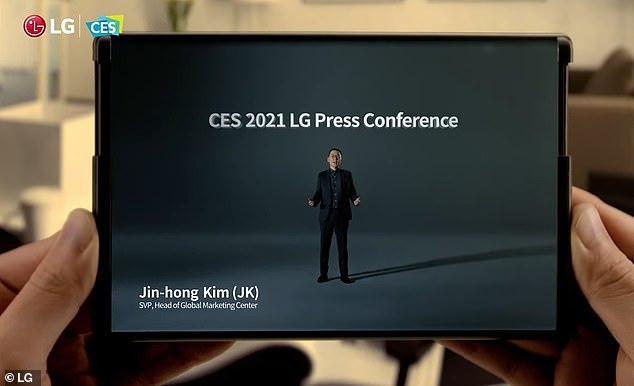 LG shows-off foldable phone alternative, the Rollable at CES 2021 ...