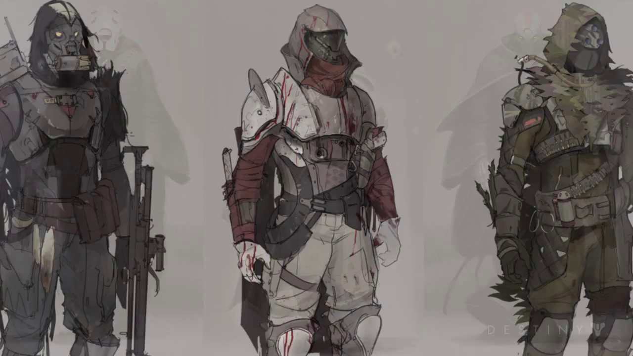 Bungie showcase Destiny characters