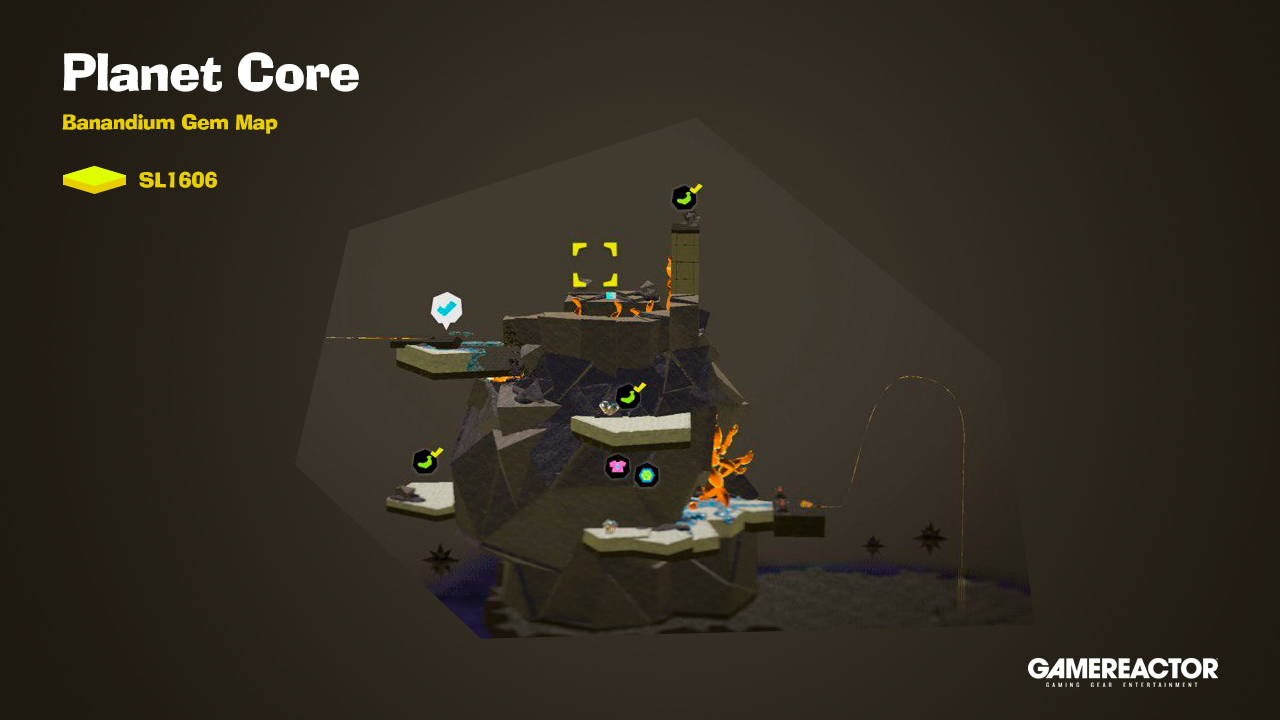 Donkey Kong Bananza: All the bananas in Planet Core