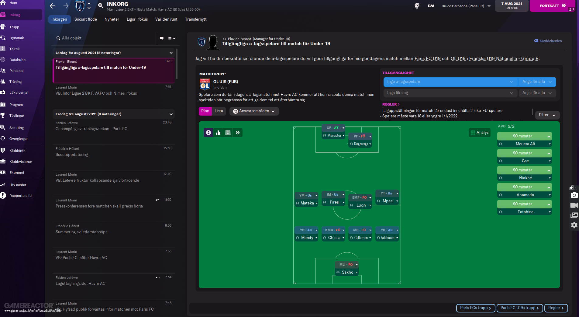 Football Manager 2022 - Gamereactor UK