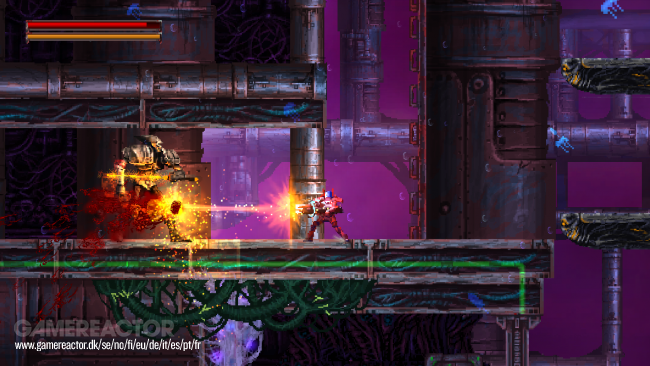 Heavy metal side-scrolling action in Valfaris