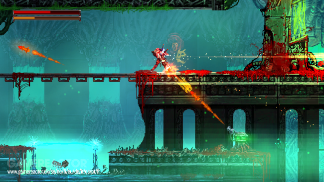 Heavy metal side-scrolling action in Valfaris