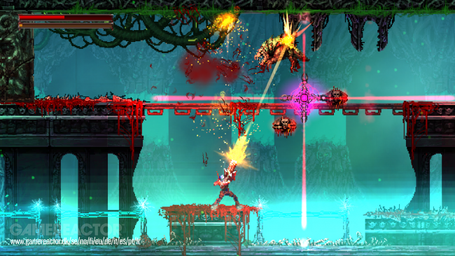 Heavy metal side-scrolling action in Valfaris
