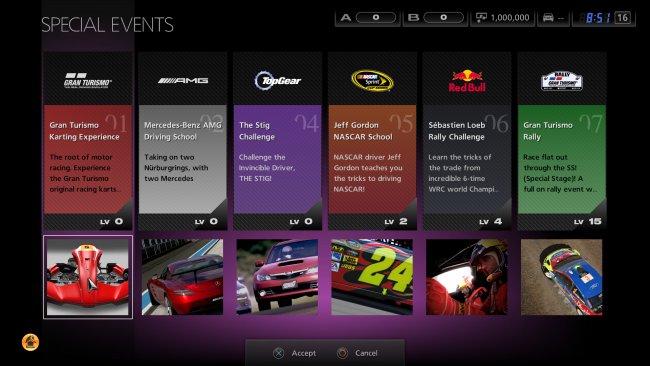 A look at GT5's user interface - Gran Turismo 5 - Gamereactor
