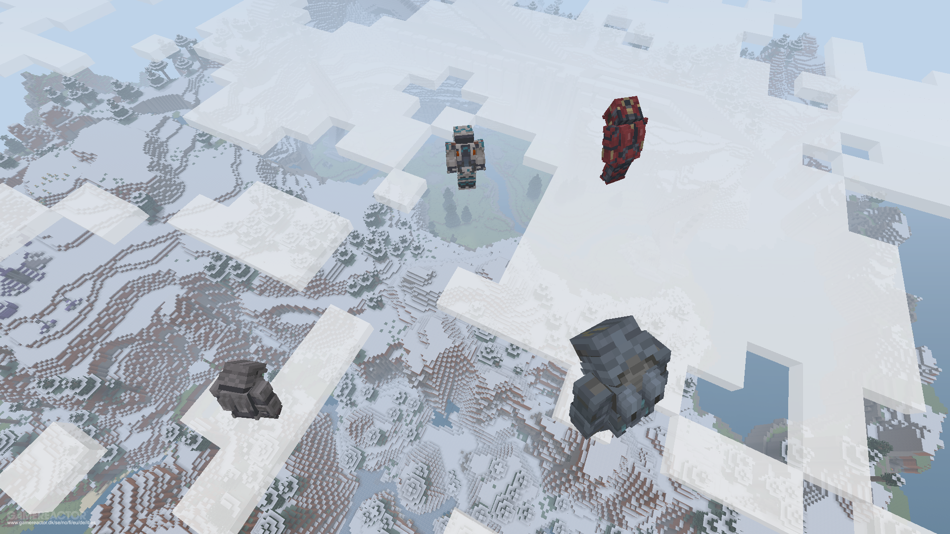 Master Chief and Locke head to Minecraft