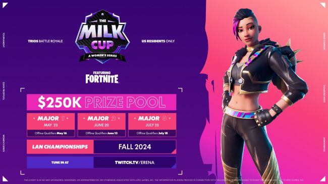 GonnaNeedMilk announces major all-women's Fortnite tournament