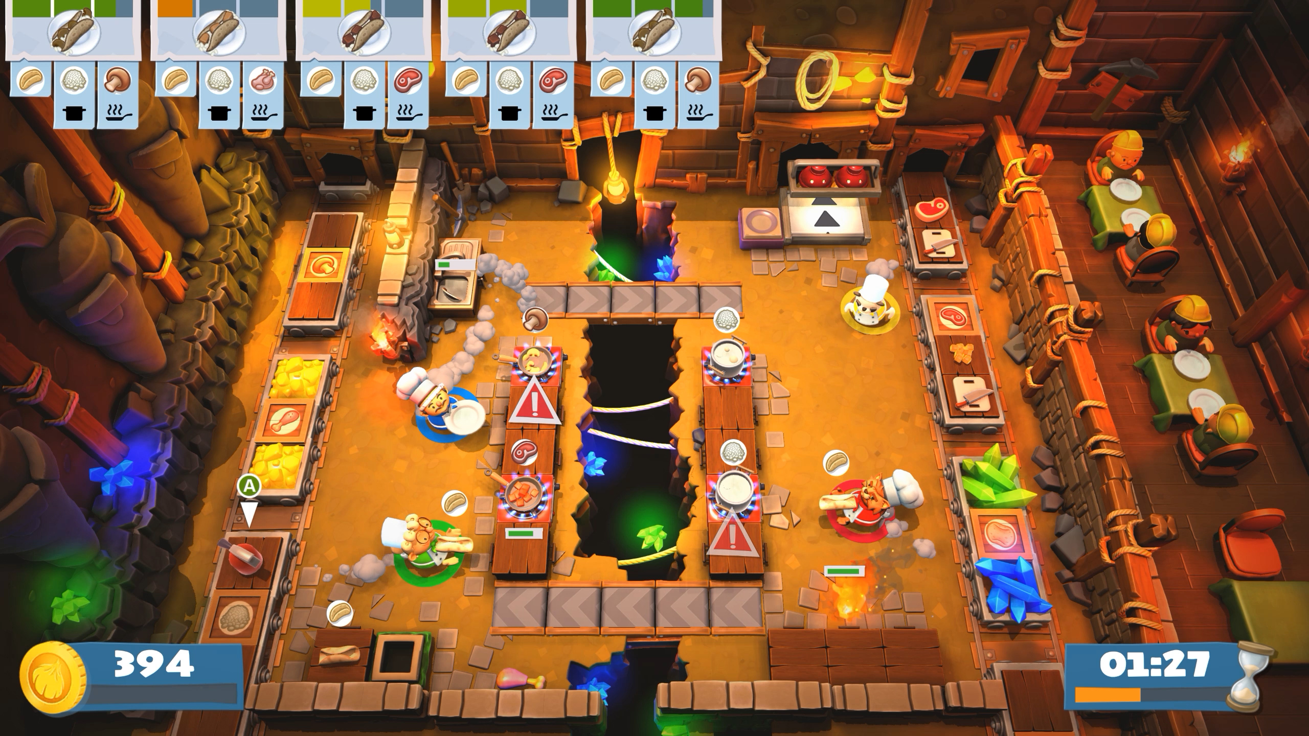 Sushi and kitchen fires star in new Overcooked 2 trailer