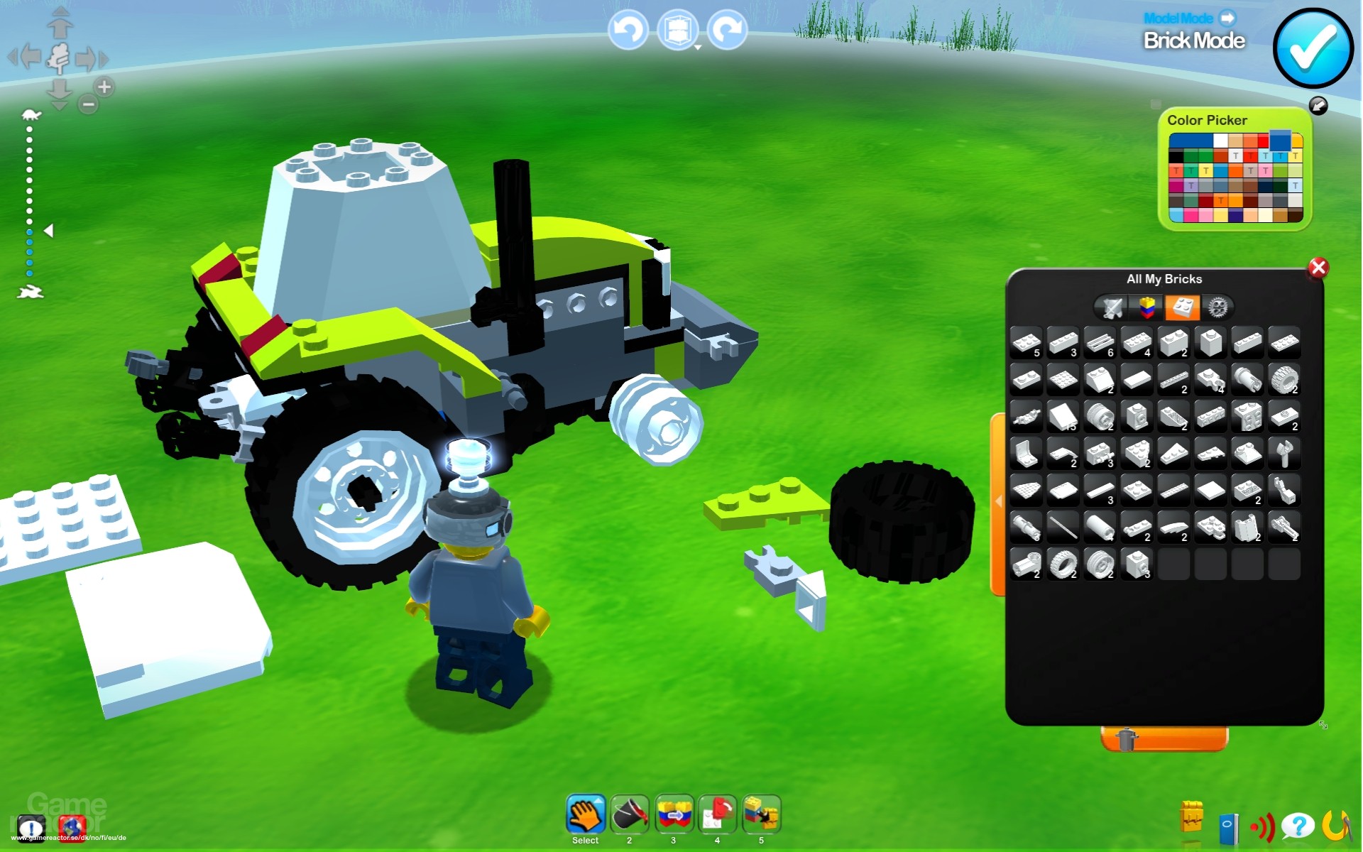 Build on in Lego Universe