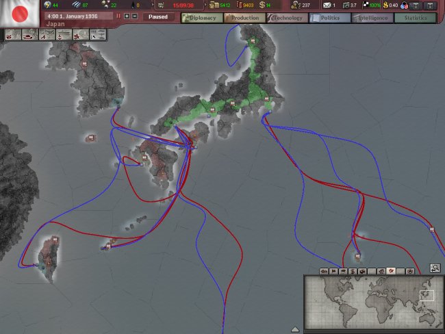 New screens from Hearts of Iron 3