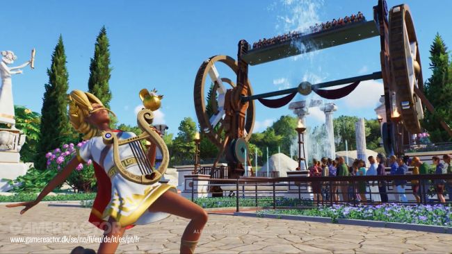 Planet Coaster 2 showcases the Mythology theme and limitless creative ...