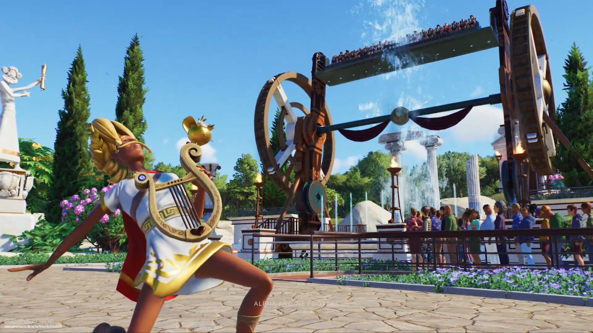 Planet Coaster 2 showcases the Mythology theme and limitless creative ...