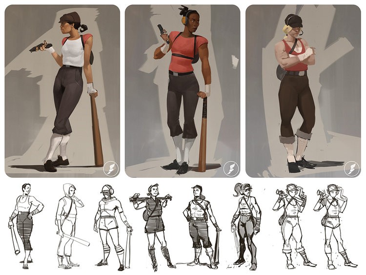 Valve was thinking of putting women into Team Fortress 2