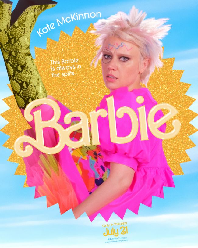 Barbie posters tease each character's role in the story