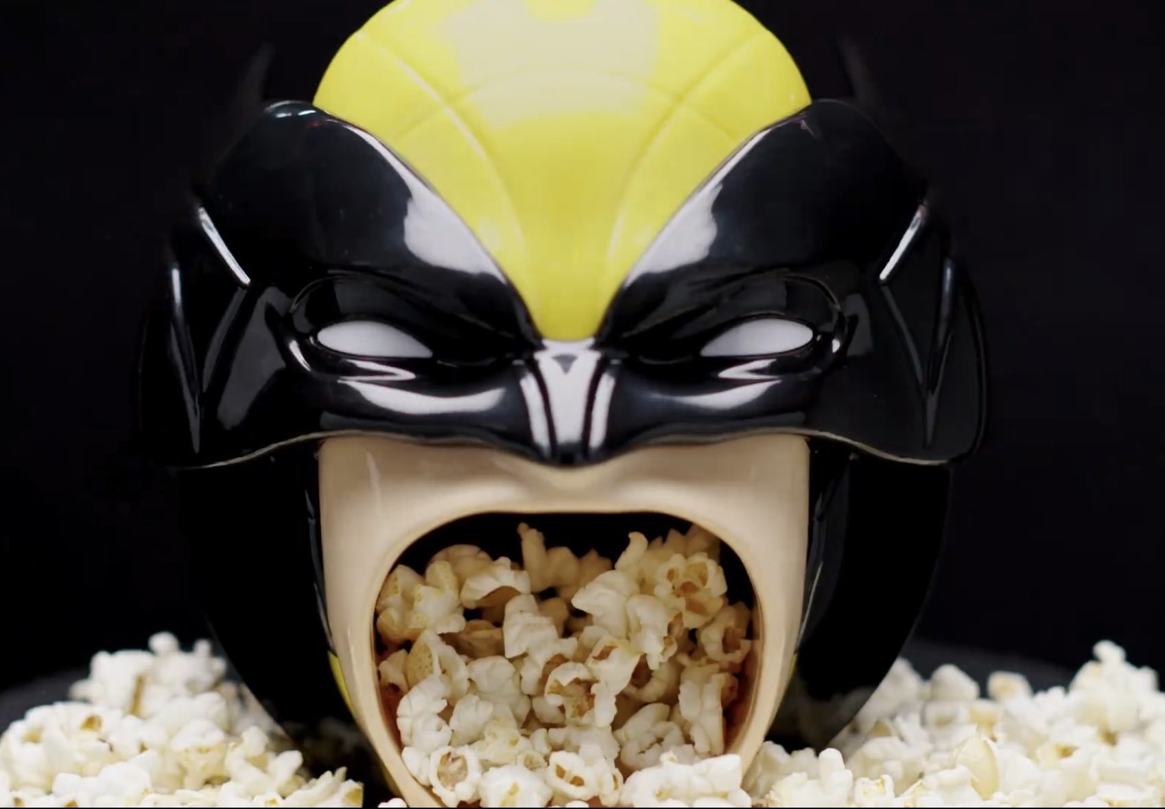 The Deadpool & Wolverine popcorn bucket lets you stick whatever you want inside Wolverine's mouth