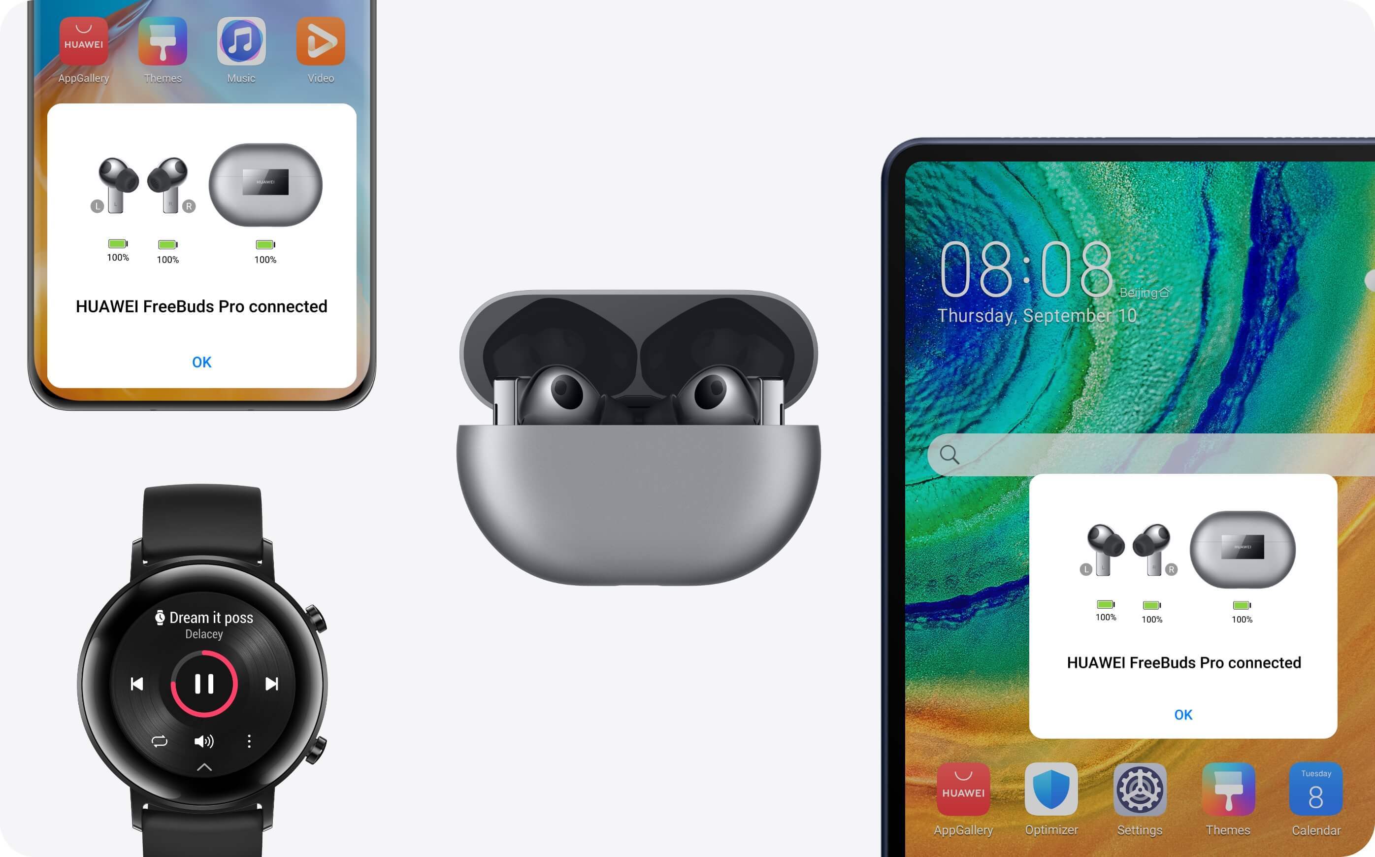 Here is a first glimpse at the Huawei FreeBuds Pro - - Gamereactor