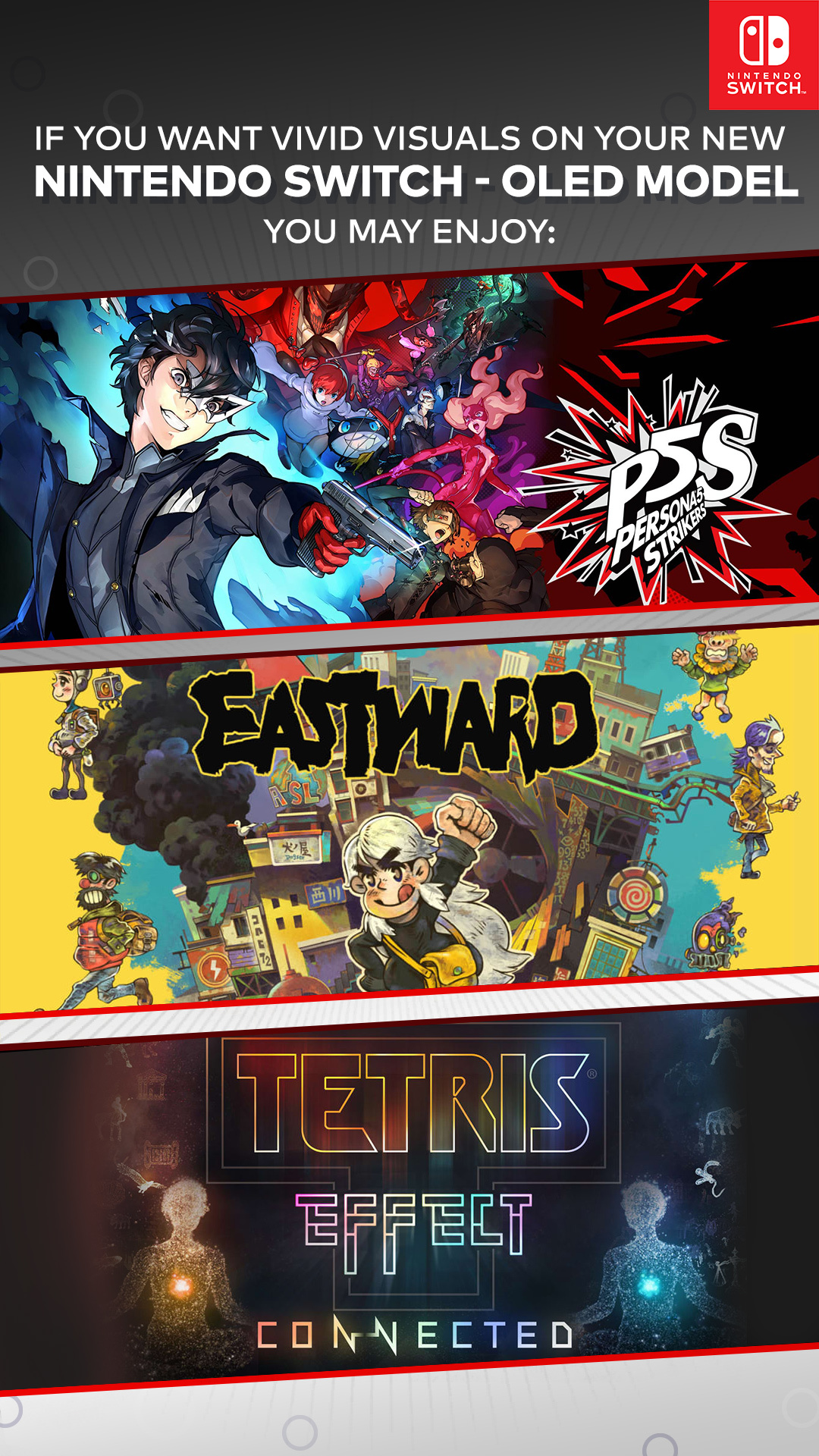 Nintendo recommends a few games you should try on Switch OLED ...