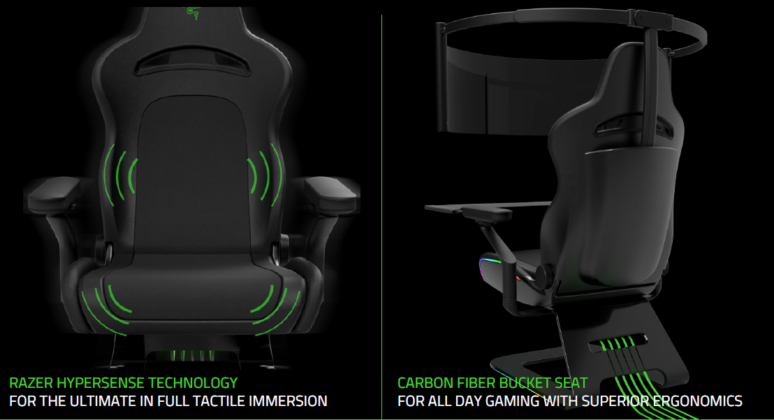 Razer reveals new gaming chair that will blow you away - almost ...