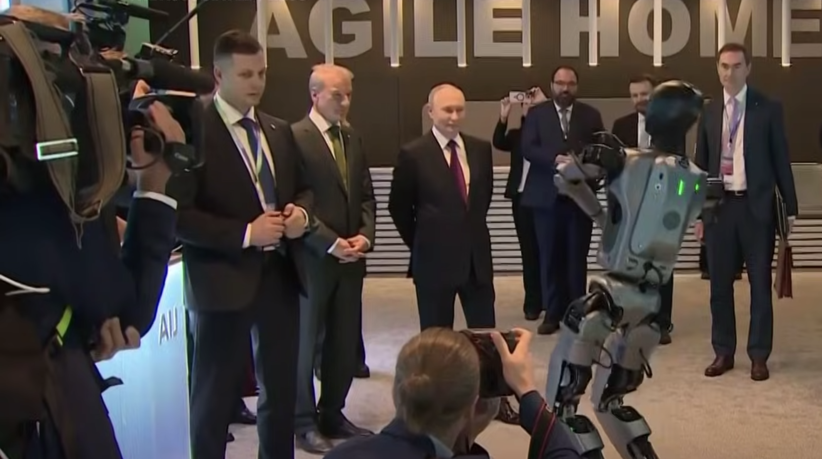 AI-powered robot dances for Putin just days after one of its companions ...