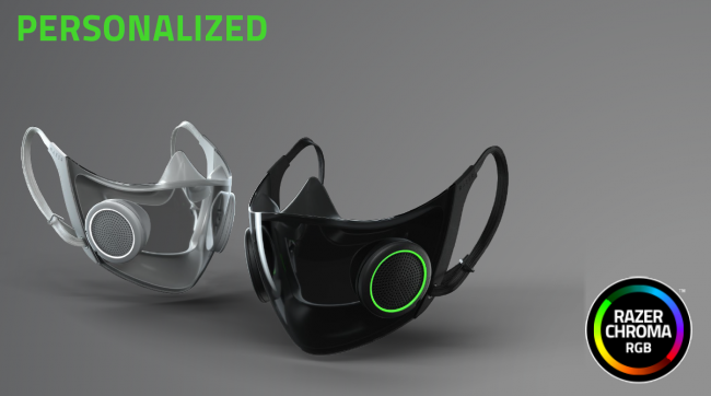 Razer unveils a new level of face mask - with RGB - - Gamereactor