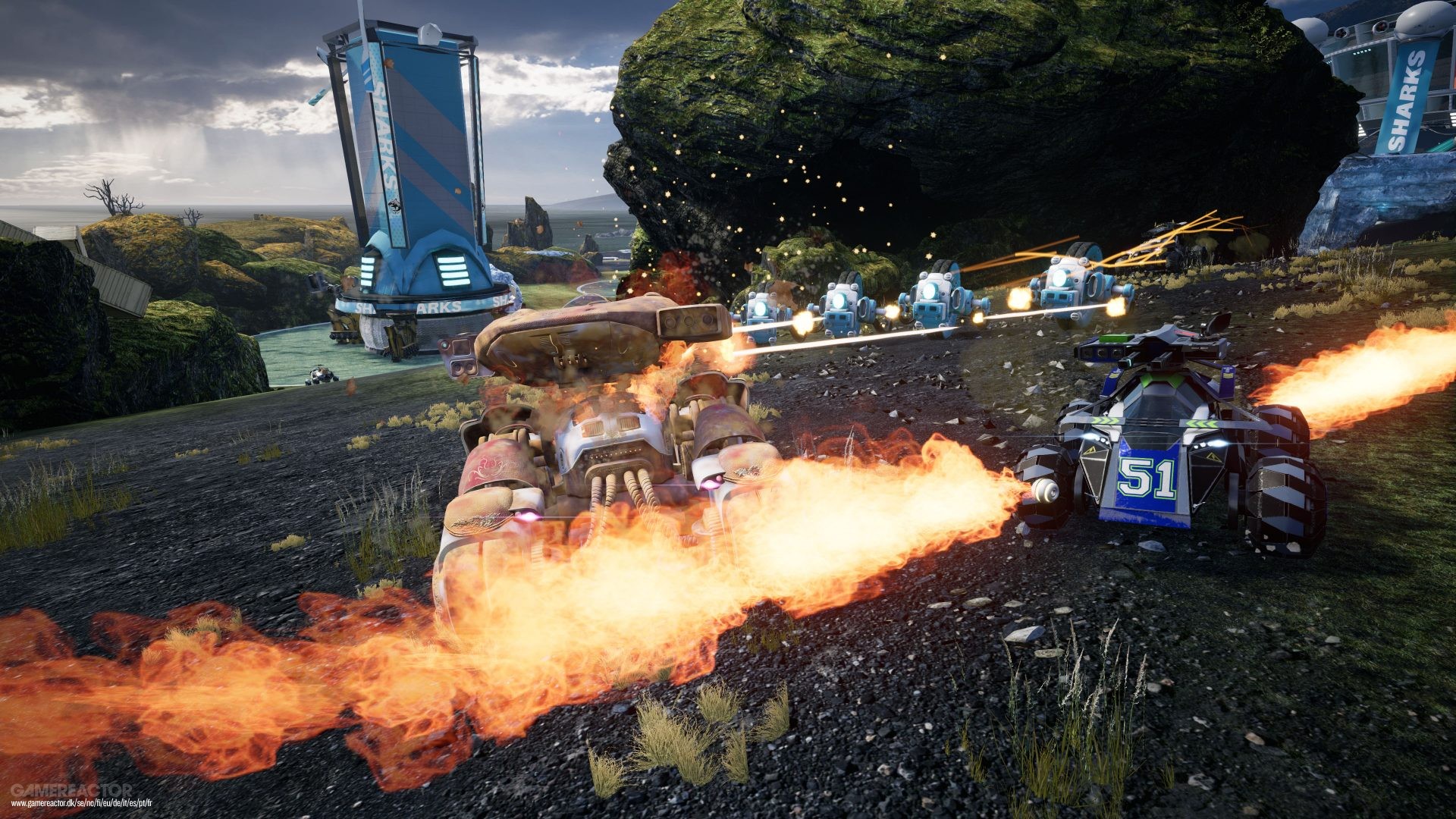 Switchblade is a F2P vehicular combat game coming next year