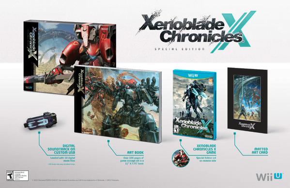 Xenoblade Special Edition with USB drive, soundtrack & artbook ...