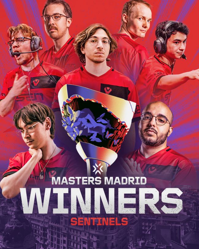 Sentinels returns to the pinnacle of competitive Valorant with Masters Madrid victory