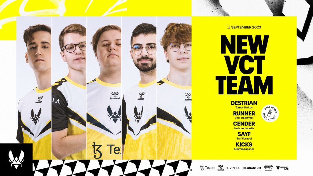 Team Vitality announces its 2024 Valorant Champion Tour team