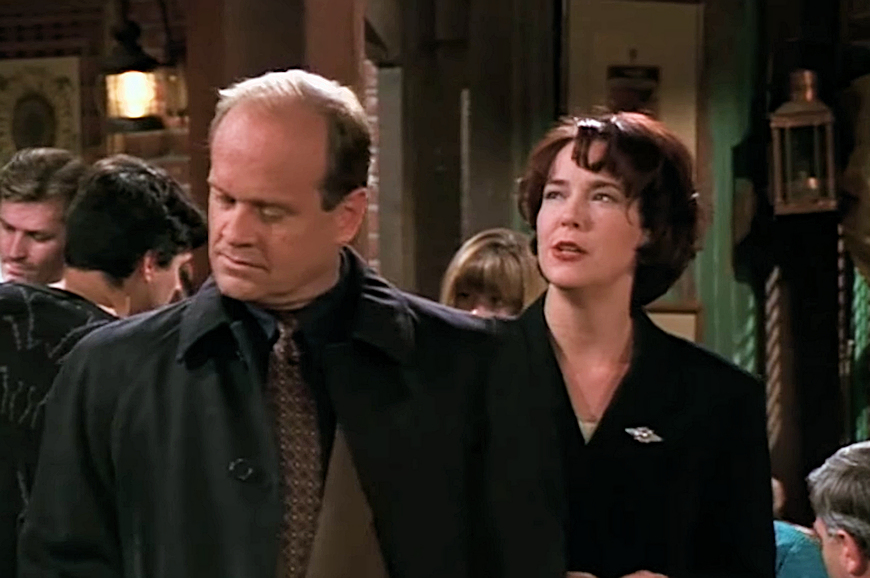 Bebe is back to harass Frasier in the second season