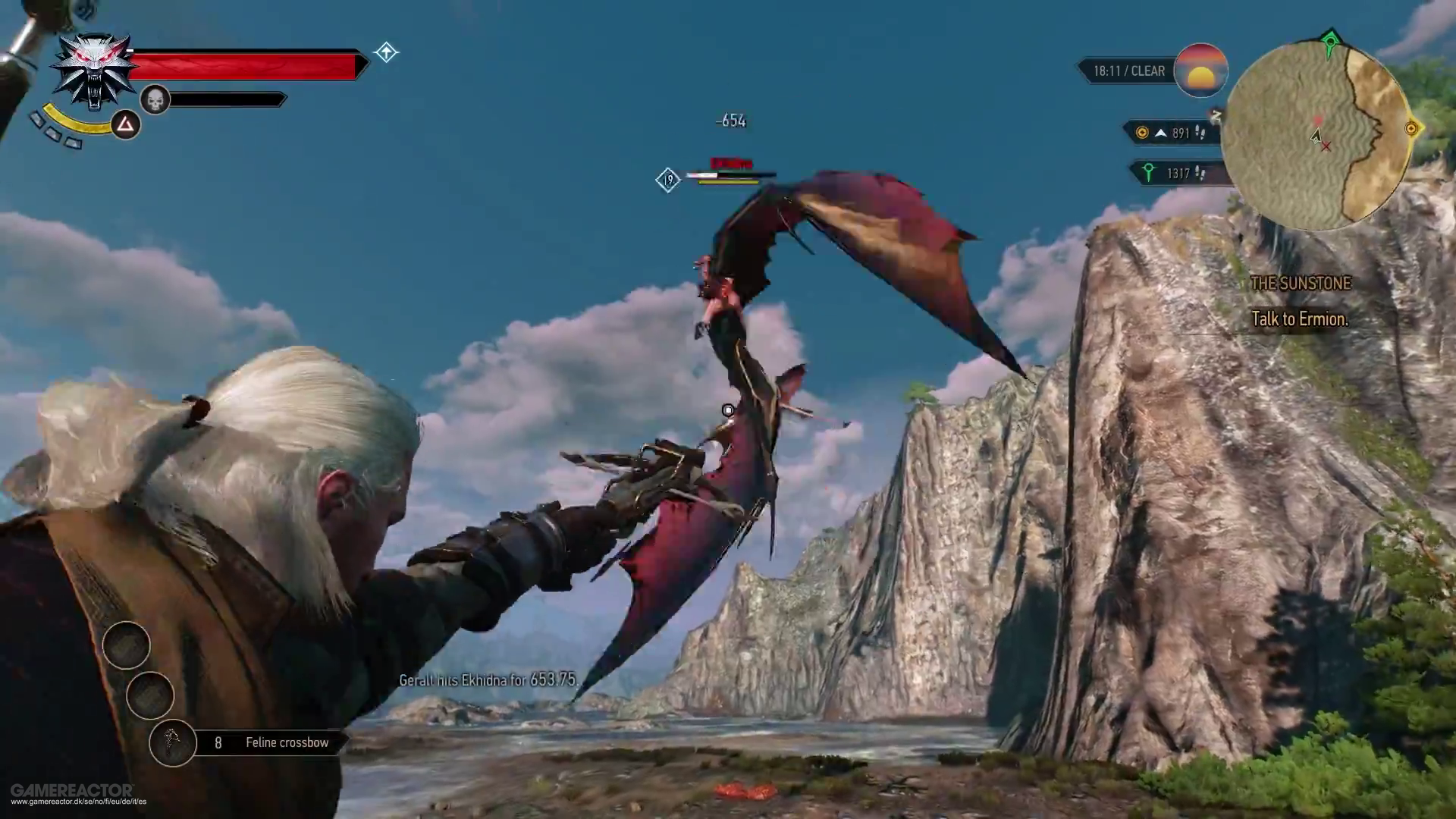 Gameplay clips from The Witcher 3: Wild Hunt