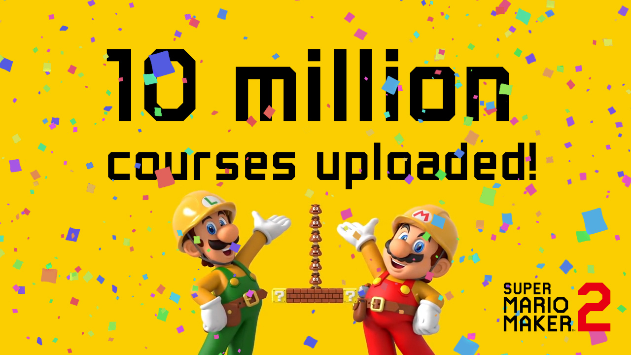 Over 10 million playable courses made in Mario Maker 2 - Super Mario ...