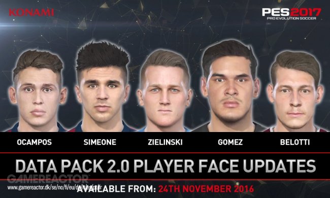 PES 2017 Data Pack 2.0 now available for download - Pro Evolution ...