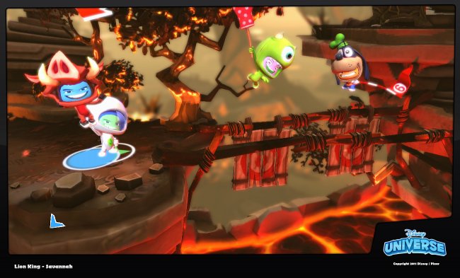 Disney Universe screens