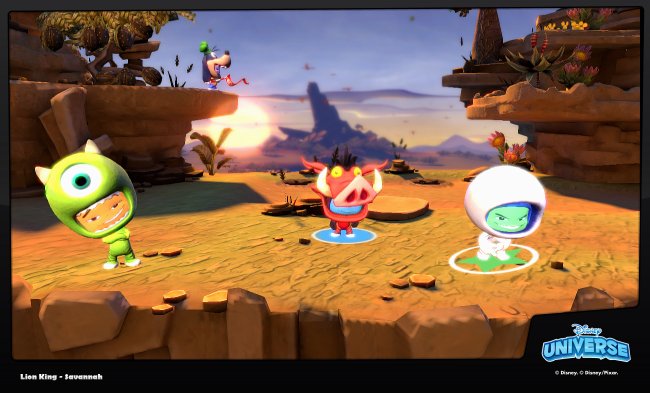 Disney Universe screens