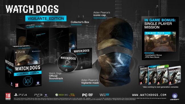 Watch Dogs dated and editions detailed
