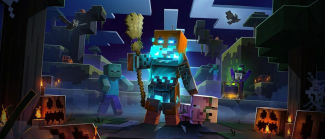 Minecraft Dungeons invaded by the Spookier Fall