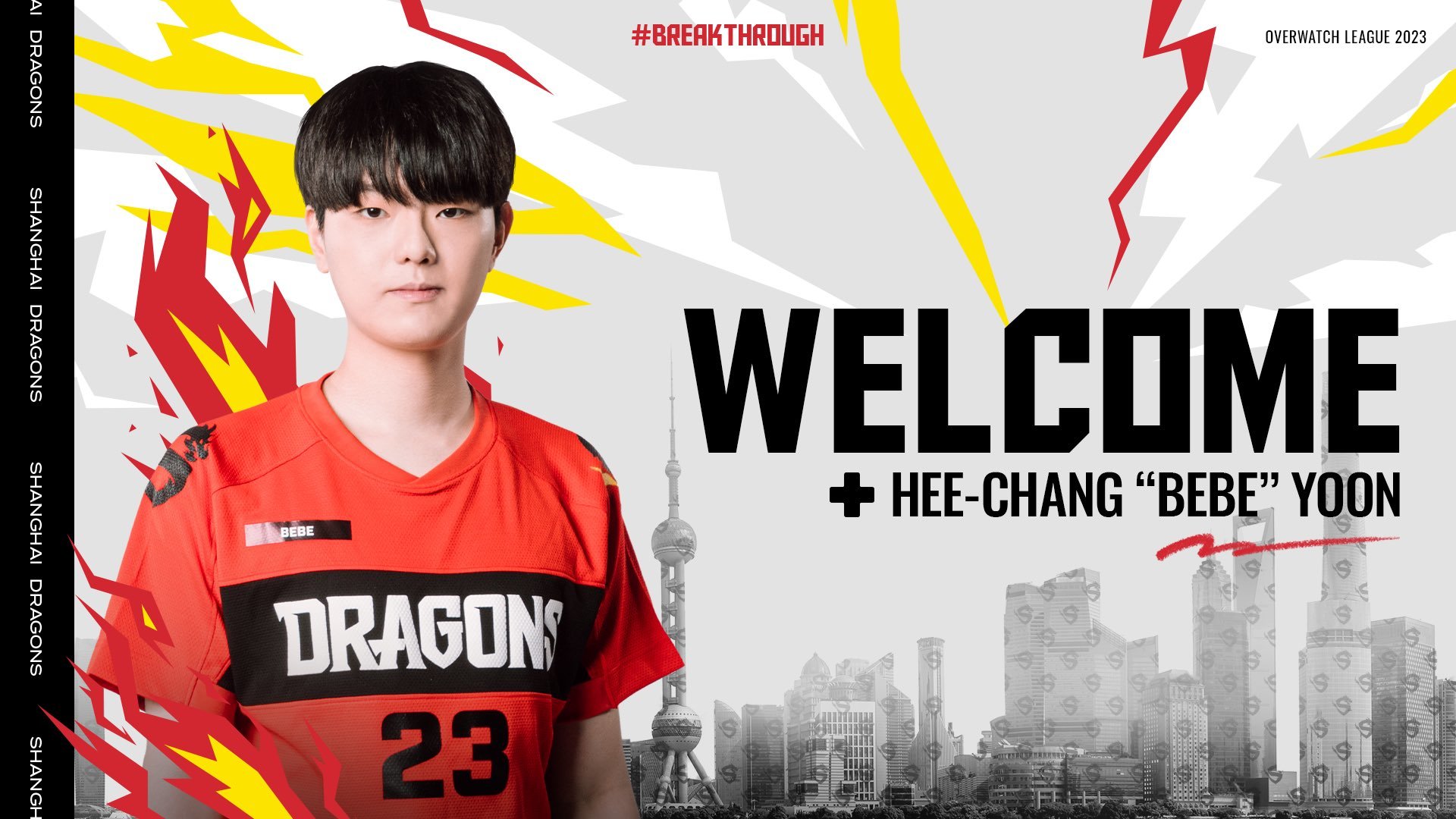 Shanghai Dragons' BeBe will be serving as a player coach as well in the ...