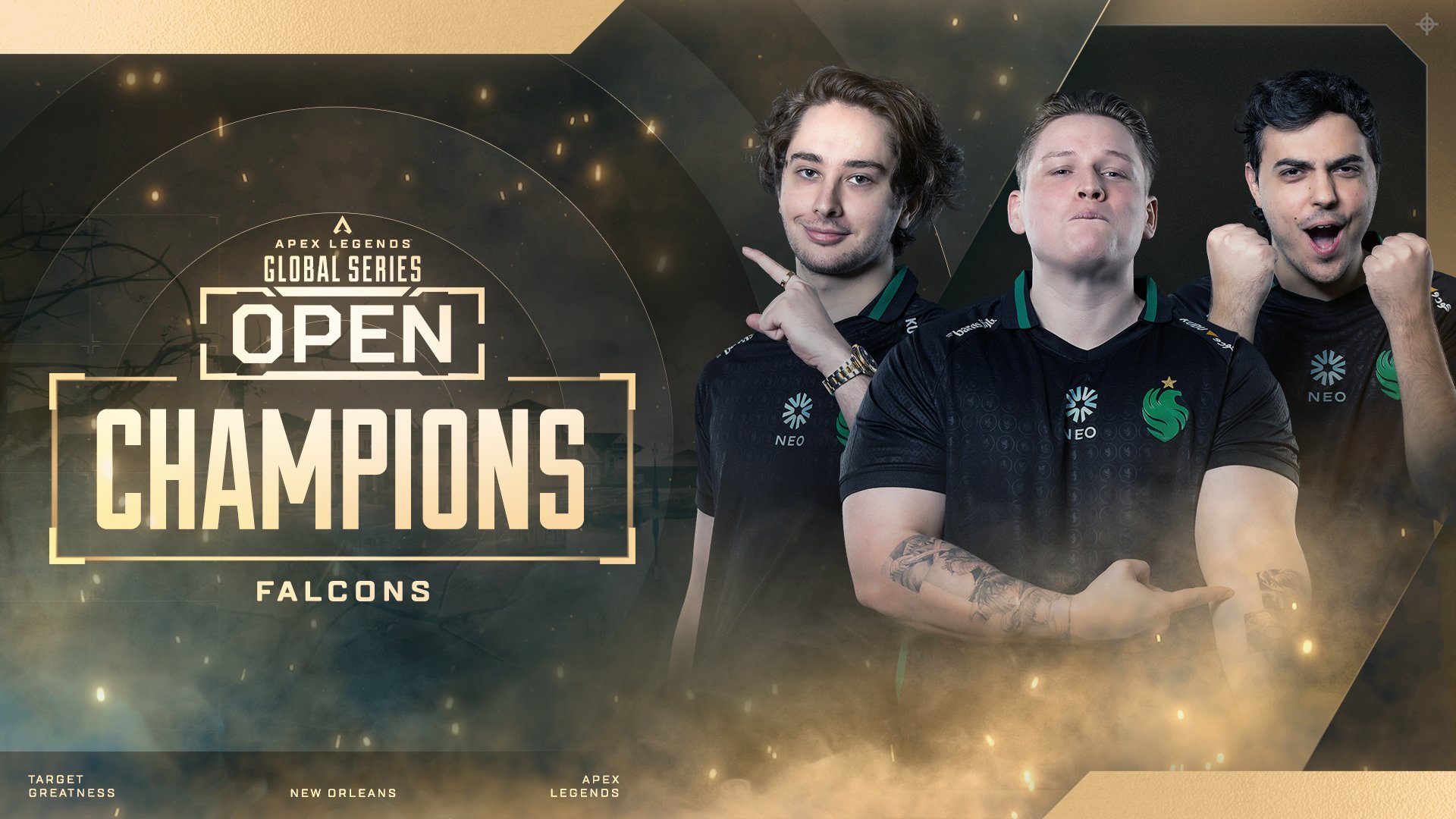 Team Falcons are the Apex Legends Global Series Open victors