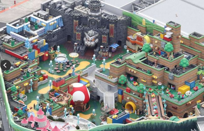 Here is a picture of Nintendo's new theme park - - Gamereactor