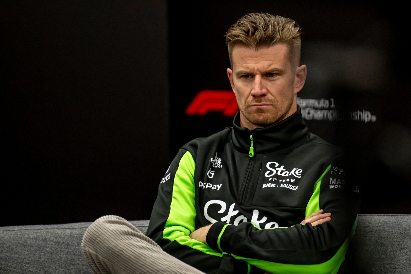 Nico Hulkenberg congratulated by F1 drivers after his first ever podium ...