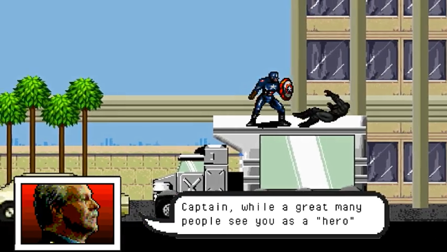 Captain America: Civil War re-created as retro game - - Gamereactor